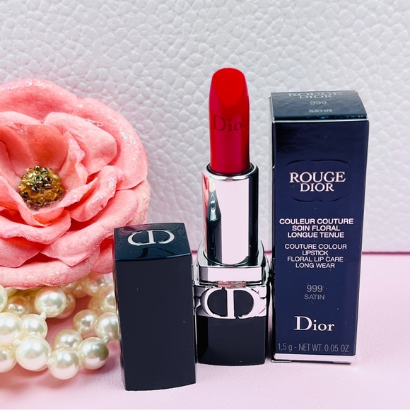 Dior | Makeup | Christian Dior Rouge Dior Satin Lipstick999 Travel Mini ...